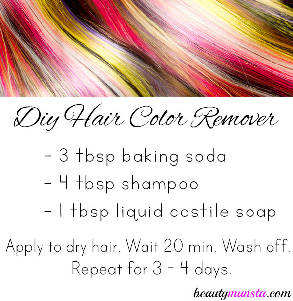 diyhaircoloremover - beautymunsta - free natural beauty hacks and more!
